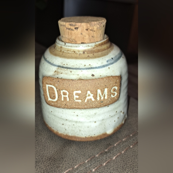 Hand Crafted | Art | Vtg Hand Thrown Pottery Stoneware Dreams Cannister ...